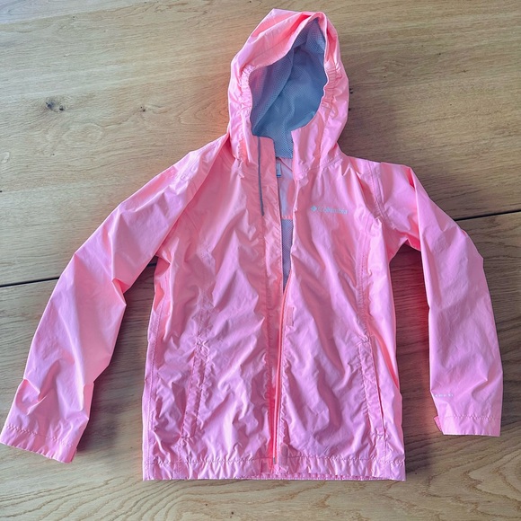 Columbia | Jackets & Coats | Columbia Girls Omnitech Hooded Rain Jacket ...